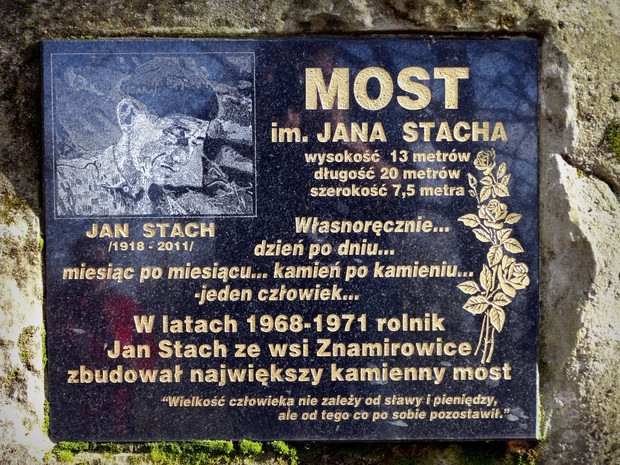 Most Jana Stacha - Gmina Łososina Dolna